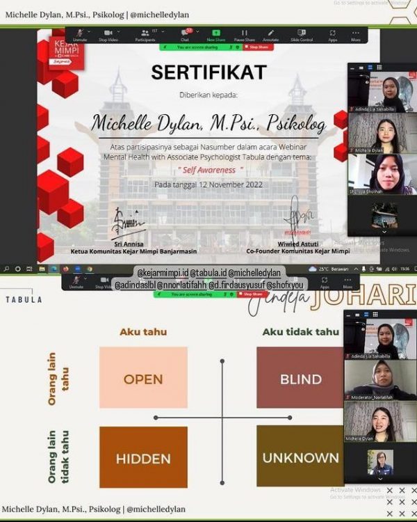 Webinar – Self Awareness dan Self Love – Tabula Webinar – Self Awareness dan Self Love – Tabula
